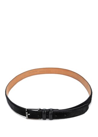 Pal Zileri Erkek Siyah Deri Kemer EU