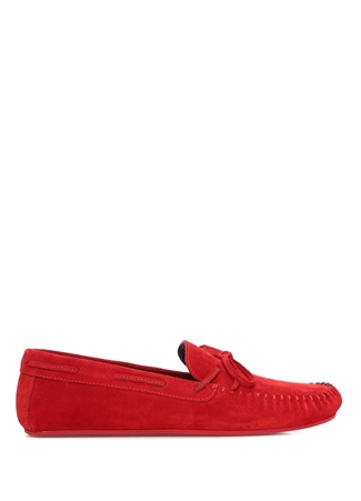 Beymen Collection Erkek Pantofla Kırmızı Bağcık Detaylı Süet Ev Ayak 39 Beymen Collection Erkek Pantofla Kırmızı Bağcık Detaylı Süet Ev Ayak 39