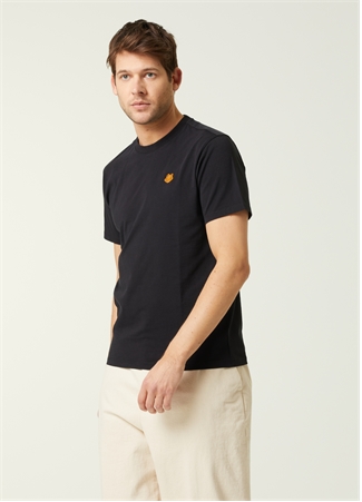 Kenzo Erkek Siyah Logo Patchli T-shirt XS EU