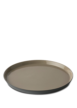 Esma Dereboy Siyah Taş Yuvarlak Formlu Küçük Boy Porselen Tabak Esma Dereboy Siyah Taş Yuvarlak Formlu Küçük Boy Porselen Tabak