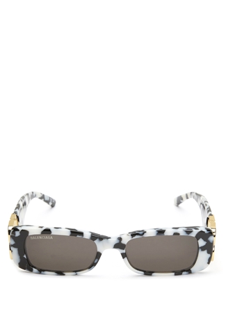 Balenciaga Kadın Siyah Beyaz Desenli Güneş Gözlüğü Eu