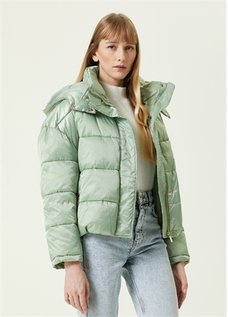 Network Kadın Regular Fit Mint Puffer Mont Yeşil L EU Network Kadın Regular Fit Mint Puffer Mont Yeşil L EU