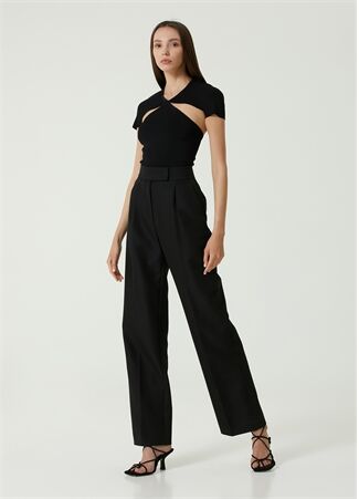 Khaite Kadın Vita Siyah Kesim Detaylı Body XS EU