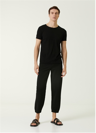 Isabel Benenato Erkek Siyah Bisiklet Yaka Kısa Kollu Triko M EU Isabel Benenato Erkek Siyah Bisiklet Yaka Kısa Kollu Triko M EU