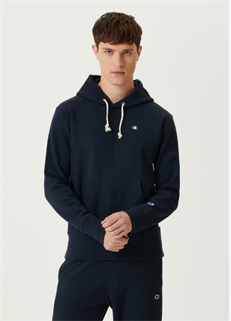 Champion Erkek Lacivert Kapüşonlu Logolu Sweatshirt Xs Eu Champion Erkek Lacivert Kapüşonlu Logolu Sweatshirt Xs Eu