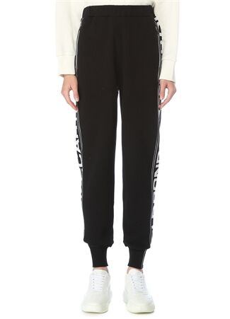 Stella McCartney Kadın 23 OBS Siyah Logo Bantlı Eşofman Altı M EU