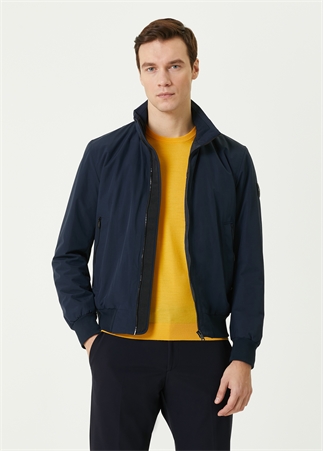 Boss Erkek Regular Fit Lacivert Kapüşonlu Mont 52 IT Boss Erkek Regular Fit Lacivert Kapüşonlu Mont 52 IT