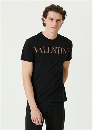 Valentino Erkek Siyah Bej Logolu T-shirt Xs Eu Valentino Erkek Siyah Bej Logolu T-shirt Xs Eu