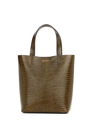 Beymen Kadın Aden Mini Haki Lizard Dokulu Çapraz Çanta EU