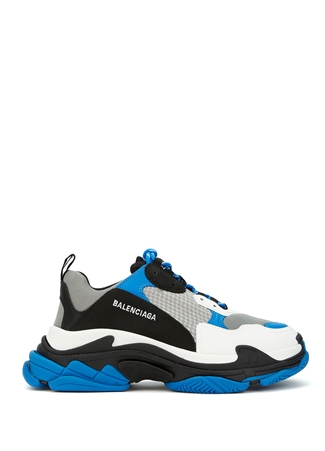 Balenciaga Erkek Triple S Mavi Logolu Sneaker 40 EU Balenciaga Erkek Triple S Mavi Logolu Sneaker 40 EU