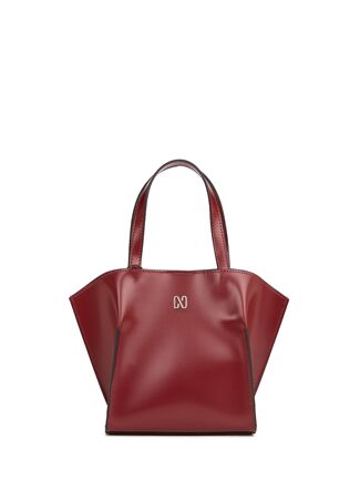 Network Kadın Bordo Deri Omuz Çantası EU