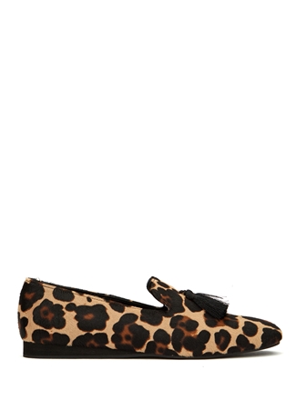 Beymen Collection Kadın Leopar Desenli Deri Slipper Kahverengi 36 Beymen Collection Kadın Leopar Desenli Deri Slipper Kahverengi 36