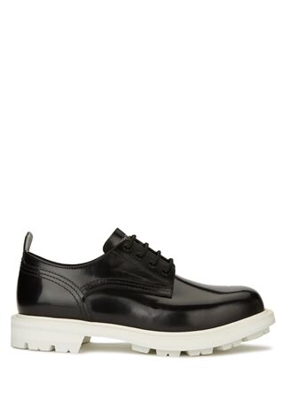 Alexander McQueen Erkek Siyah Deri Sneaker 40 EU