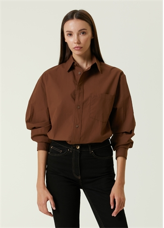 Matteau Swim Kadın Kahverengi Organik Pamuk Gömlek US Matteau Swim Kadın Kahverengi Organik Pamuk Gömlek US