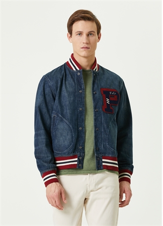 Polo Ralph Lauren Erkek Mavi Logo Detaylı Denim Mont S EU Polo Ralph Lauren Erkek Mavi Logo Detaylı Denim Mont S EU