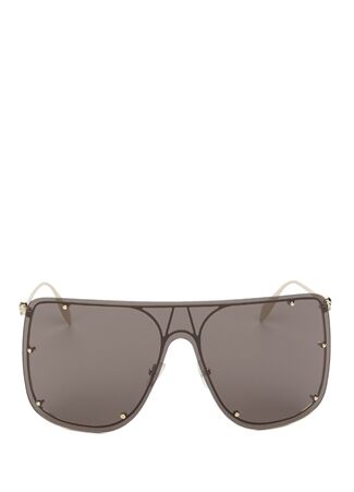 Alexander McQueen Kadın Siyah Kare Formlu Gözlük EU