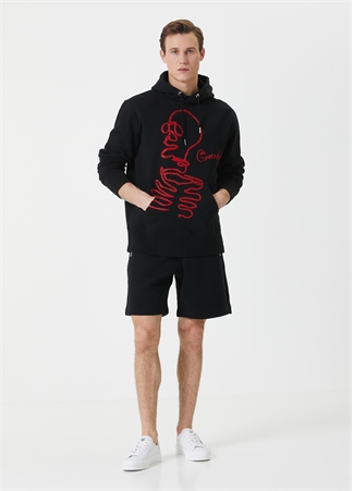 Givenchy Erkek Siyah Logo Detaylı Bermuda S Eu Givenchy Erkek Siyah Logo Detaylı Bermuda S Eu