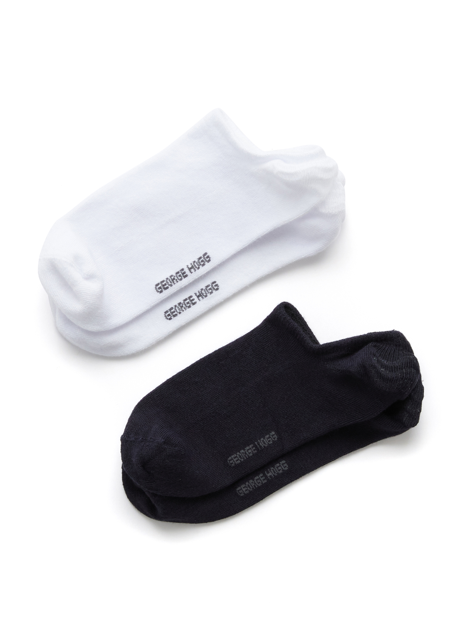 George Hogg Lacivert-Beyaz Erkek Lacivert Beyaz Erkek 2li Bambu Çorap ...