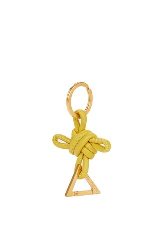 Bottega Veneta Kadın Sarı Deri Anahtarlık EU