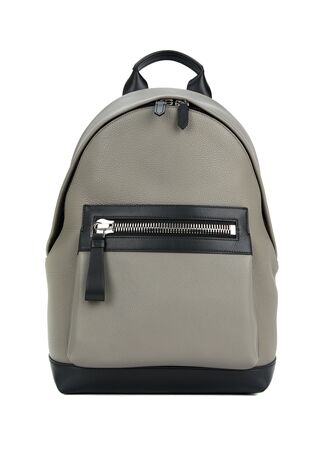 Tom Ford Erkek Gri Deri Sırt Çantası EU