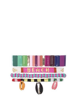 Hipanema Kadın Entrance Colorblocked Çoklu Bileklik EU