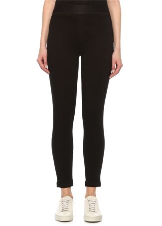 J Brand Kadın Dellah Siyah Bel Detaylı Dar Paça Jean Pantolon 23 US