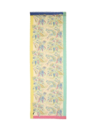 Etro Kadın Colorblocked Etnik Desenli Kaşmir Şal EU Etro Kadın Colorblocked Etnik Desenli Kaşmir Şal EU