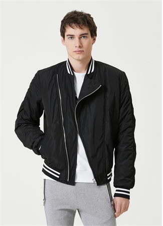Balmain Erkek Siyah Beyaz Logolu Mont 48 IT Balmain Erkek Siyah Beyaz Logolu Mont 48 IT