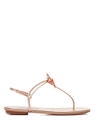 Aquazzura Kadın Gold Yıldız Tokalı Deri Sandalet Altın Rengi 36 Eu Aquazzura Kadın Gold Yıldız Tokalı Deri Sandalet Altın Rengi 36 Eu