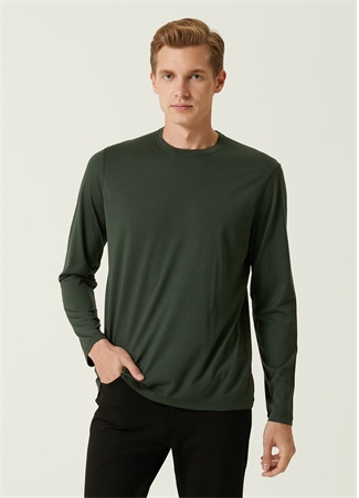 Kiton Erkek Yeşil Basic Kazak XL EU Kiton Erkek Yeşil Basic Kazak XL EU