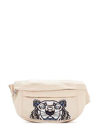Kenzo Erkek Bej Logo Nakışlı Bel Çantası Eu Kenzo Erkek Bej Logo Nakışlı Bel Çantası Eu