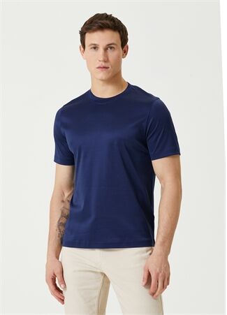 Eton Erkek Lacivert Basic T-shirt 4 US