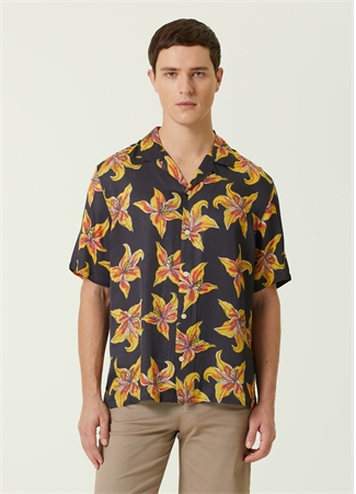 Allsaints Erkek Hibiscus Siyah Gömlek L EU Allsaints Erkek Hibiscus Siyah Gömlek L EU