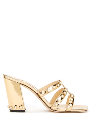Jimmy Choo Kadın TERLİK Altın Rengi 36 EU
