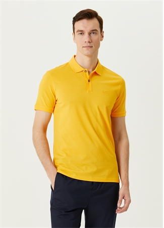 Boss Erkek Regular Fit Sarı Polo Yaka T-shirt S EU Boss Erkek Regular Fit Sarı Polo Yaka T-shirt S EU