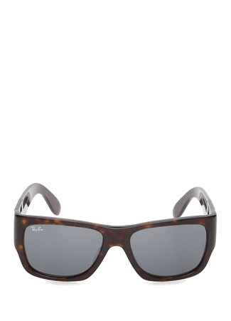 Ray-Ban Turtle Desenli Kare Formlu Güneş Gözlüğü Kahverengi 54 EU Ray-Ban Turtle Desenli Kare Formlu Güneş Gözlüğü Kahverengi 54 EU