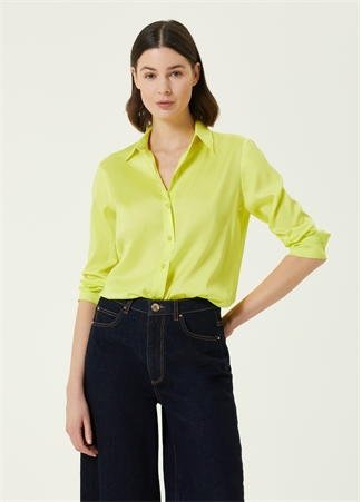 Beymen Collection Kadın GÖMLEK Yeşil 34 EU