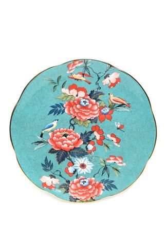 Wedgwood Paeonia Çiçek Desenli 4lü Seramik Tabak Seti Çok Renkli