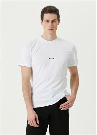 Msgm Erkek Tshirt Beyaz Xs Eu