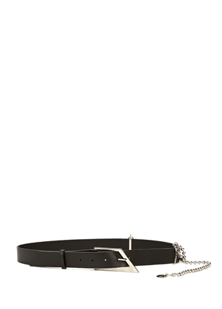 The Attico Kadın Siyah Deri Kemer M EU