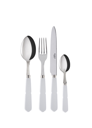 Sabre Gustave Beyaz 24 Parça Çelik Çatal Bıçak Takımı Sabre Gustave Beyaz 24 Parça Çelik Çatal Bıçak Takımı
