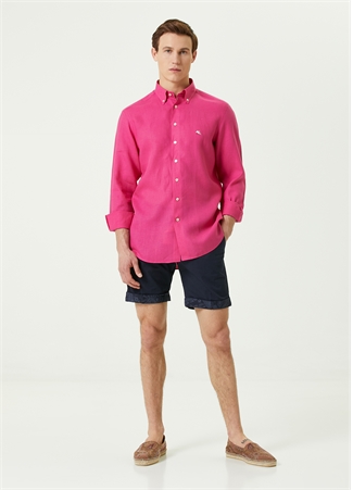 Etro Erkek Lacivert Duble Paça Bermuda 54 IT Etro Erkek Lacivert Duble Paça Bermuda 54 IT