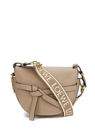Loewe Kadın Small Gate Bej Deri Çanta EU Loewe Kadın Small Gate Bej Deri Çanta EU