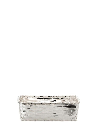 Luxuria Silver Dikdörtgen Formlu Metal Ekmeklik Gri Luxuria Silver Dikdörtgen Formlu Metal Ekmeklik Gri