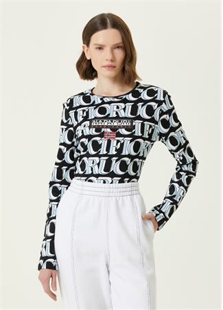 Fiorucci X Napapijri Kadın X Mavi Bisiklet Yaka Uzun Kol T-shirt M Eu Fiorucci X Napapijri Kadın X Mavi Bisiklet Yaka Uzun Kol T-shirt M Eu