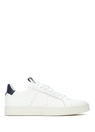 Beymen Club Erkek Lacivert Beyaz Deri Sneaker 42 EU Beymen Club Erkek Lacivert Beyaz Deri Sneaker 42 EU