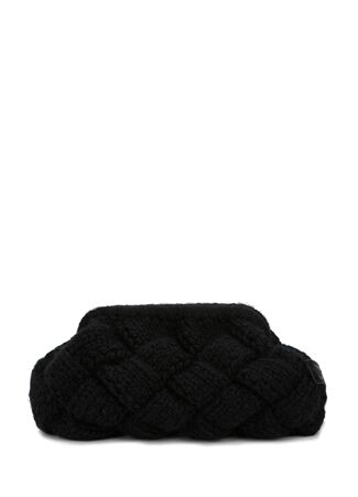 Tullaa Kadın Puzzle Siyah Yün El Portföyü EU