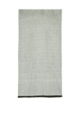 Beymen Club Kadın Siyah Kontrast Desenli Atkı EU