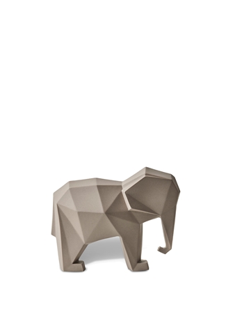 Esma Dereboy Taş Fil Formlu Dekoratif Porselen Obje Gri Esma Dereboy Taş Fil Formlu Dekoratif Porselen Obje Gri