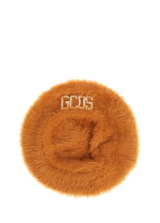 Gcds Kadın Kahverengi Taşlı Logolu Bere EU